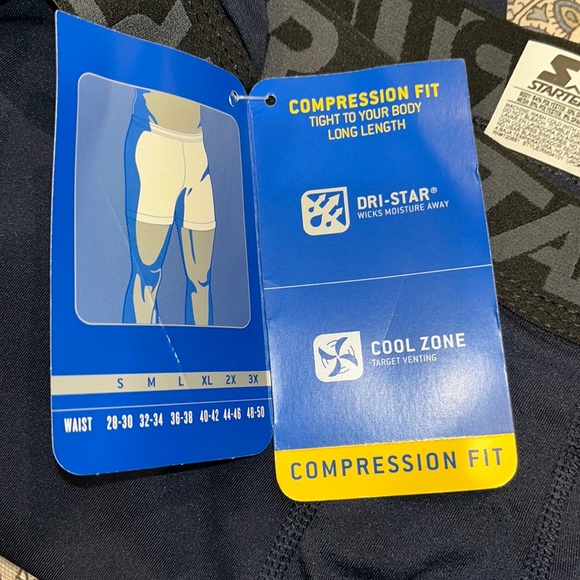 STARTER | Underwear & Socks | Nwt Mens Starter Navy Blue Dri Star ...